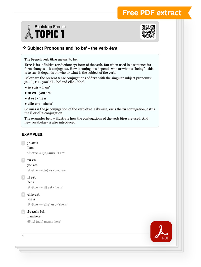 FREE French Grammar PDF Download – Declan Software