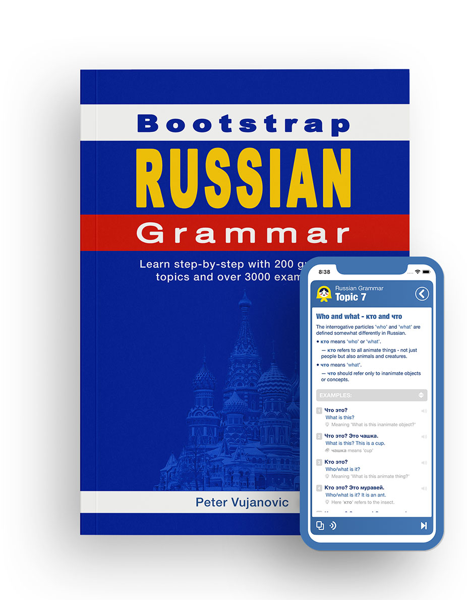 Learn Russian Grammar - step-by-step with 525-page book and companion ...